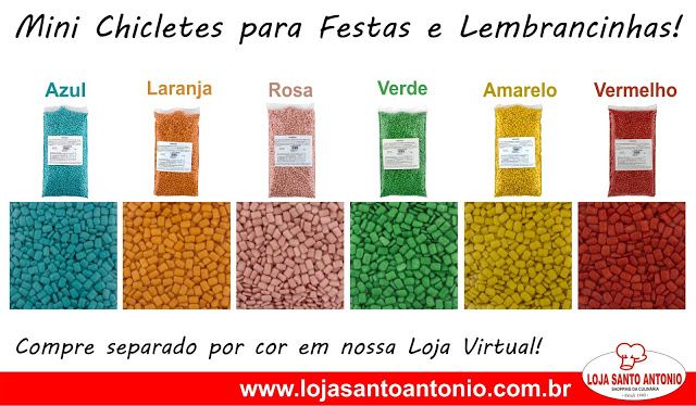 Mini Chicletinhos e Balinhas de Coração p/ Lembrancinhas! – Blog Loja ...