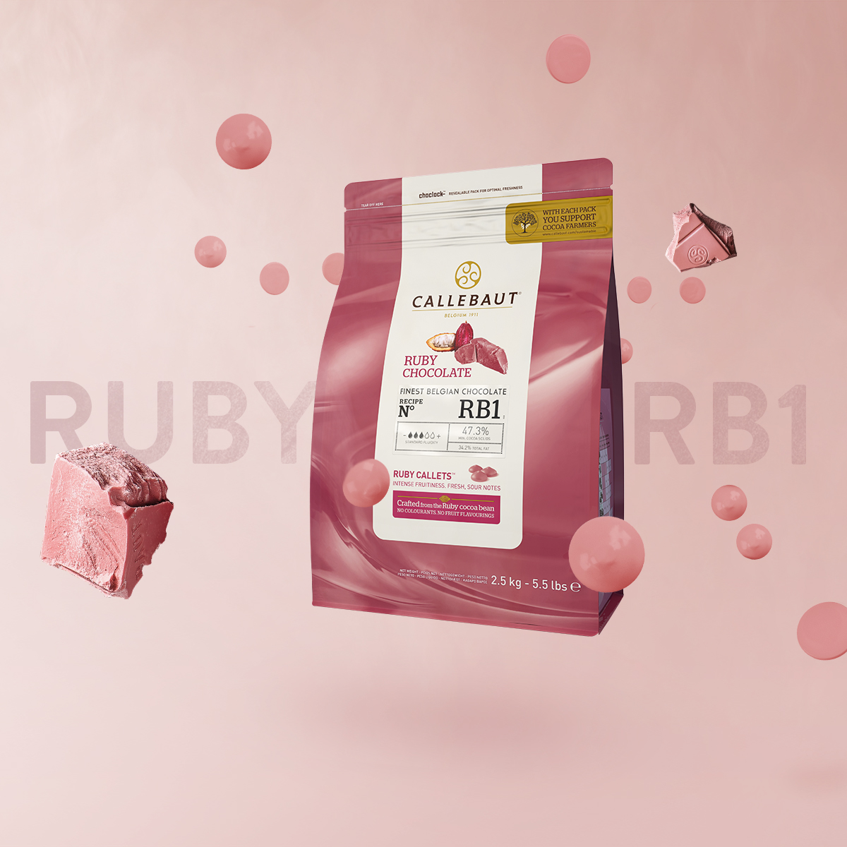 CHEGOU O CHOCOLATE RUBY DA CALLEBAUT! – Blog Loja Santo Antonio
