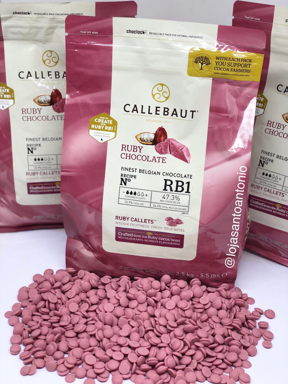 CHEGOU O CHOCOLATE RUBY DA CALLEBAUT! – Blog Loja Santo Antonio